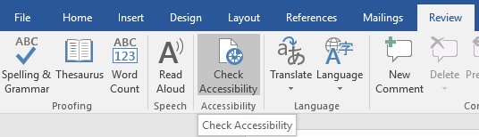 How to check if a document is accessible – Content thoughts
